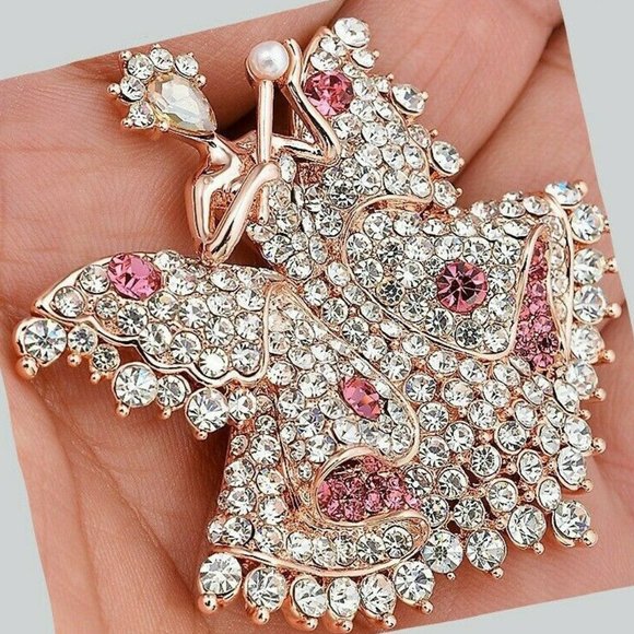 Jewelry | Magnificent Fairy God Mother Magic Queen Brooch | Poshmark